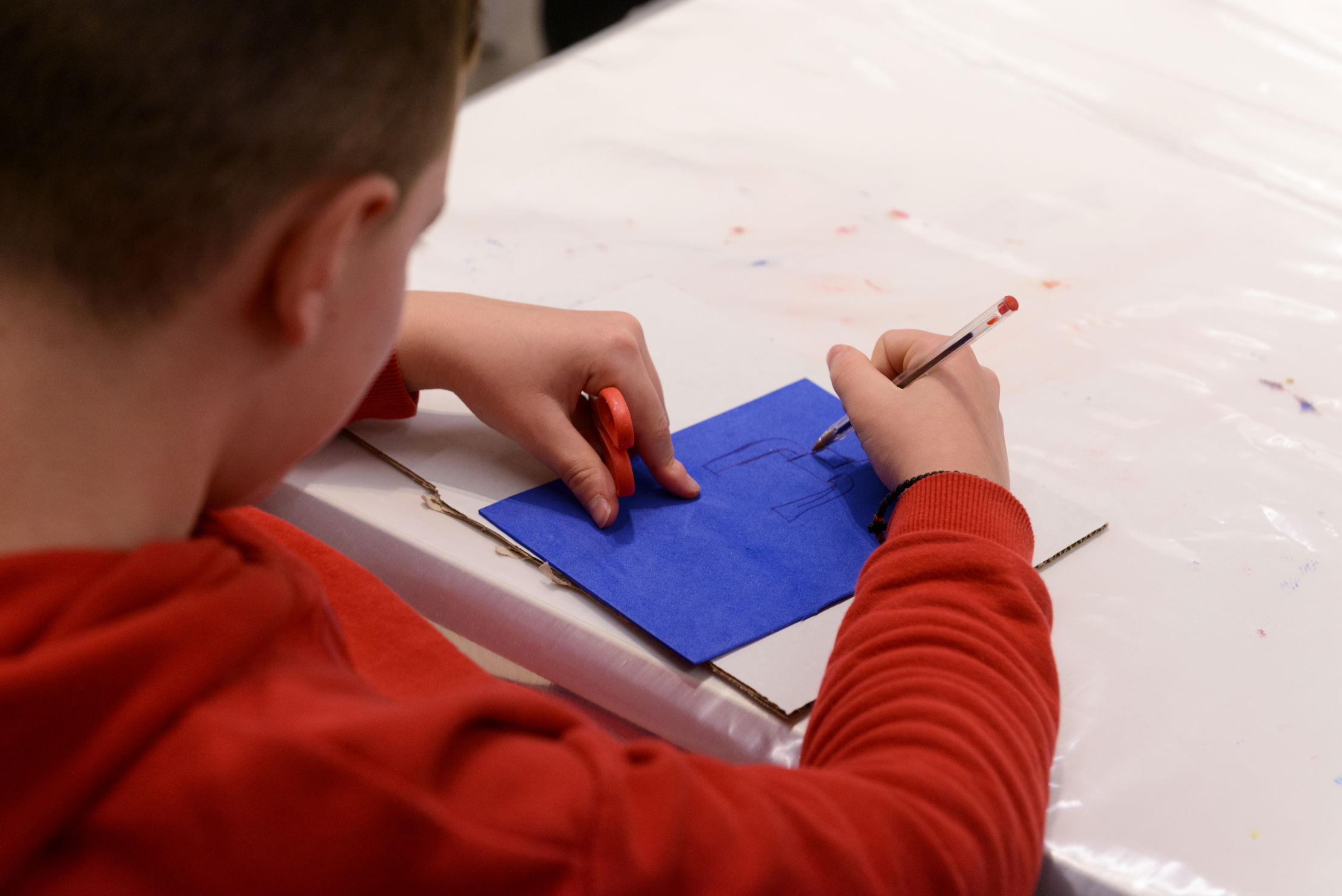 Winter Stories Unfold… on Roll-out Paper - SNFCC